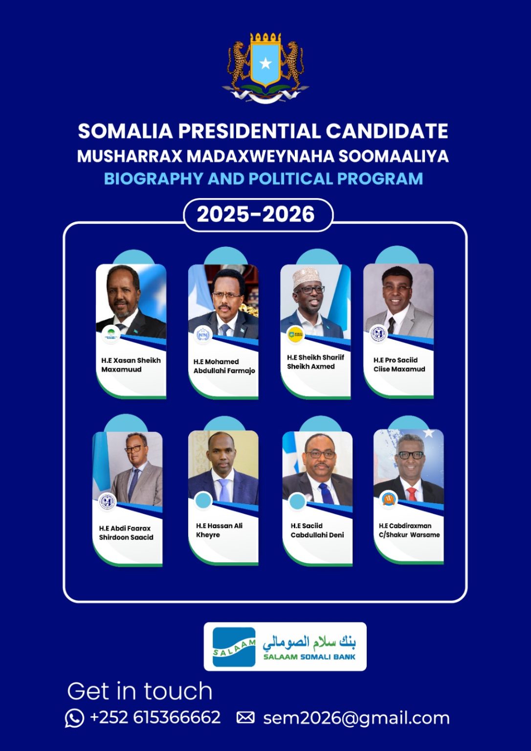 The Somali Police have reported two armed men who were killed today in ...